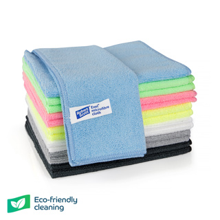Exel® Microfibre Cloth Pack of 10 - Mercia Cleaning Supplies